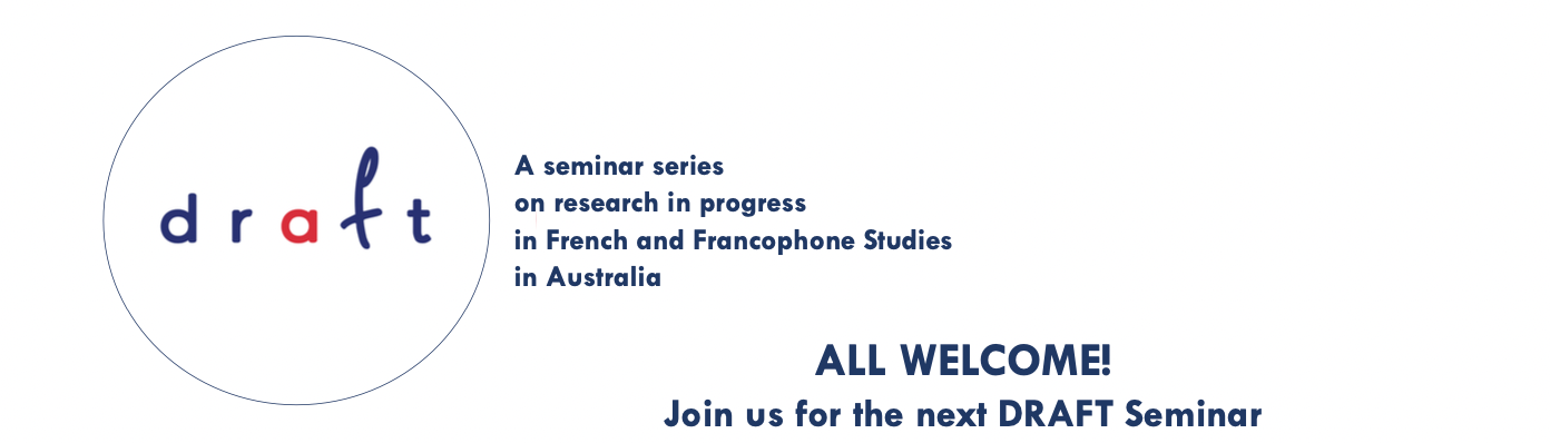 DRAFT French and Francophone Seminar: A trio of trailblazers in early ...